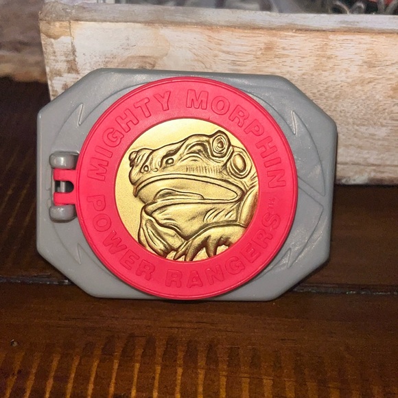 McDonald's | Toys | Vintage Mighty Morphin Power Rangers Belt Buckle ...